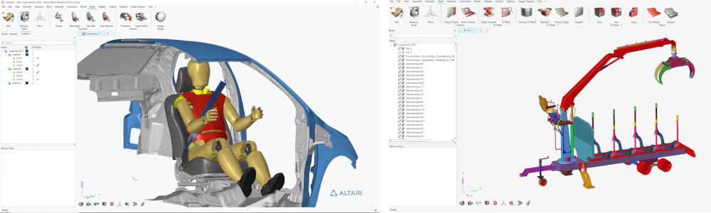 Sonlu Elemanlar Modelleme Yazılımı - Altair HyperMesh | ST MÜHENDİSLİK